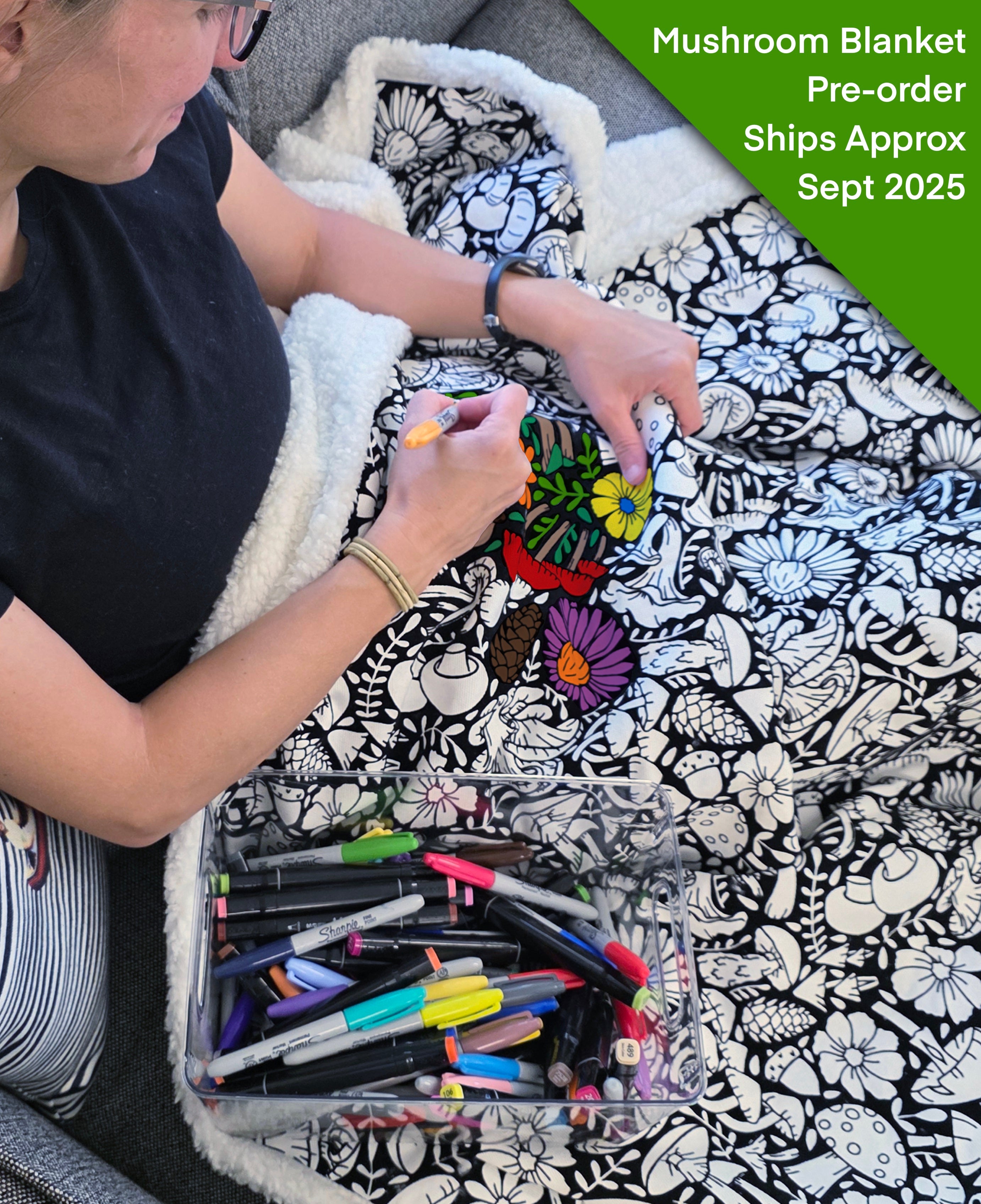 Color Your Own Blanket – Coloring Your Own