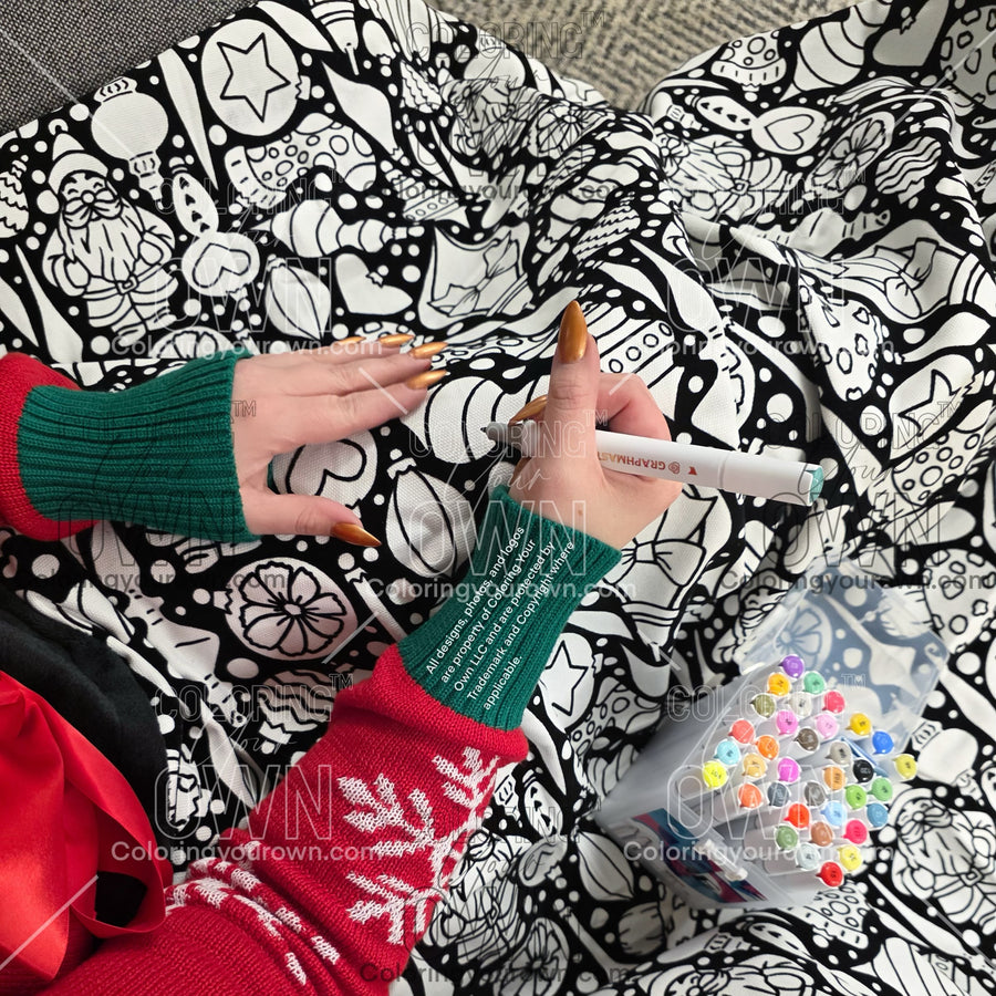 Color Your Own Blanket – Coloring Your Own